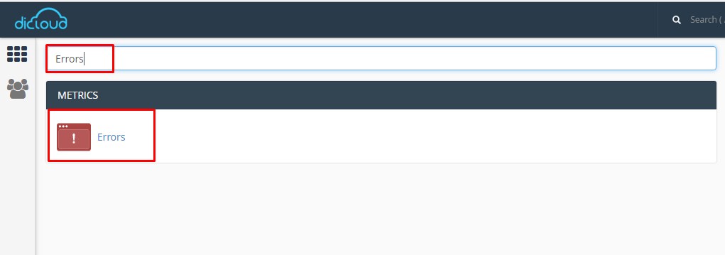 Panduan Cara Menggunakan Fitur Errors Pada Cpanel Tutorial Dicloud