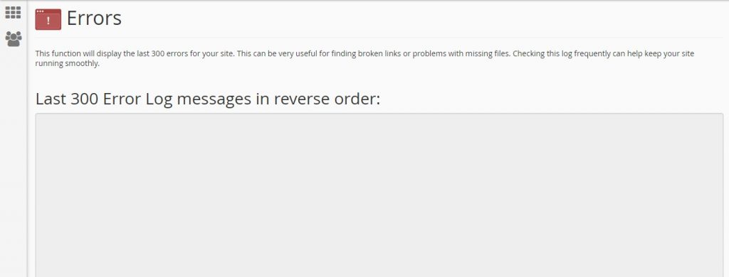 Panduan Cara Menggunakan Fitur Errors Pada cPanel - Tutorial | Dicloud