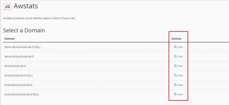 Panduan Cara Menggunakan Fitur Awstats pada cPanel - Tutorial | Dicloud