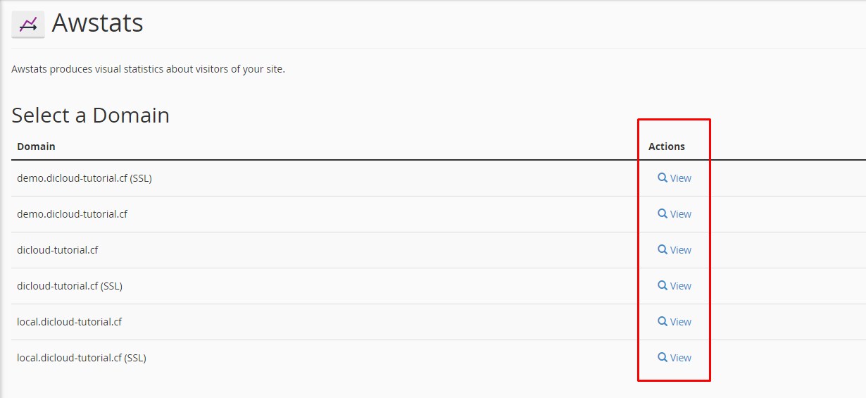 Panduan Cara Menggunakan Fitur Awstats pada cPanel - Tutorial | Dicloud