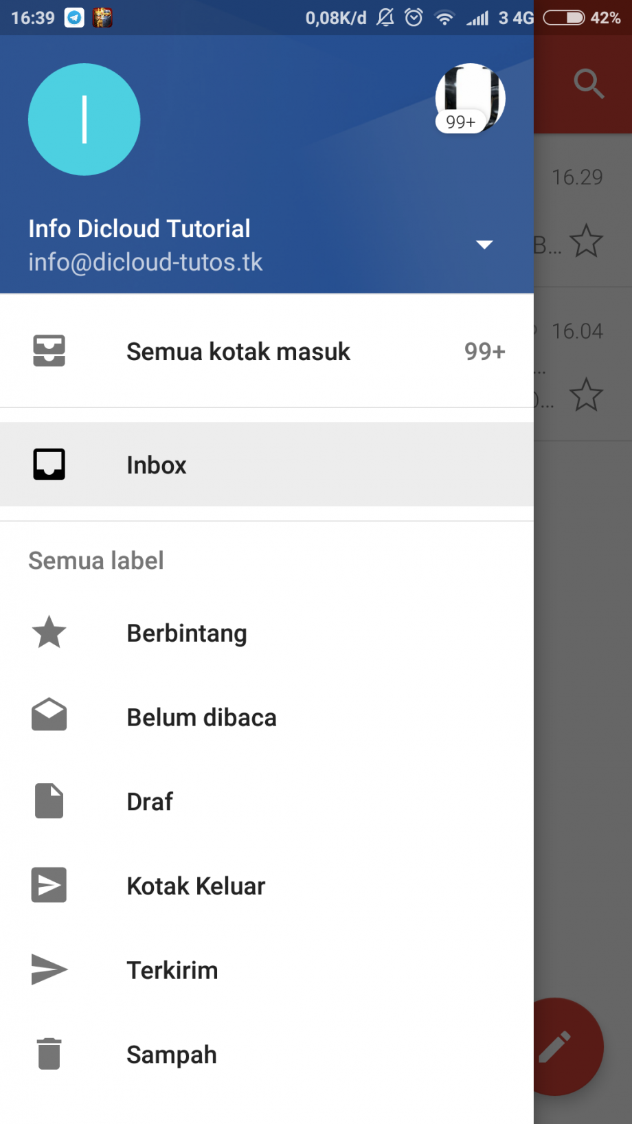Panduan Cara Setup Email cPanel di Aplikasi Gmail Android - Tutorial | Dicloud