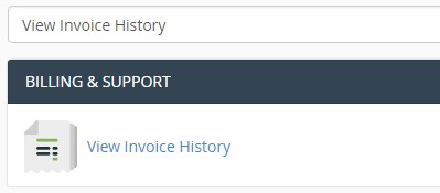 Panduan Cara Melihat Invoice History di cPanel - Tutorial | Dicloud