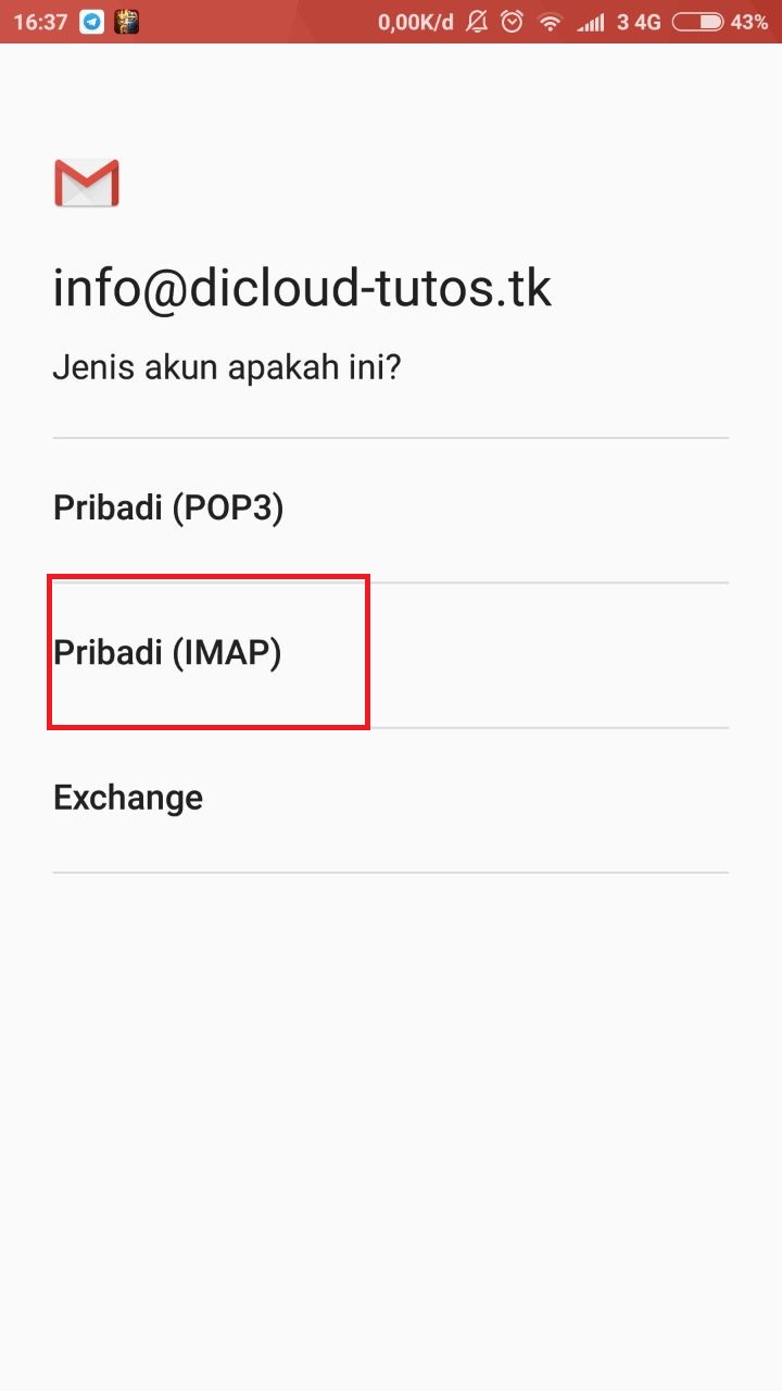 Panduan Cara Setup Email cPanel di Aplikasi Gmail Android - Tutorial | Dicloud