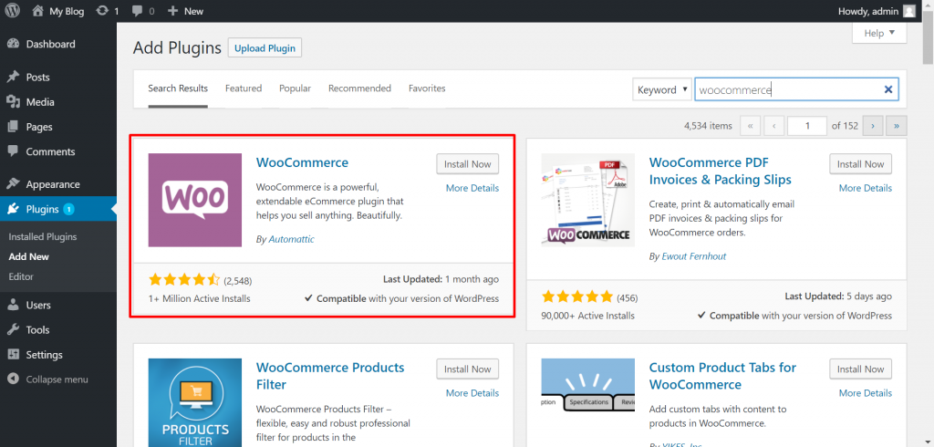 Panduan Cara Instalasi Plugin Woocommerce di WordPress - Tutorial | Dicloud