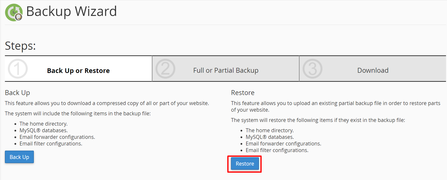 Panduan Cara Restore Website Dengan Fitur Restore Di Cpanel