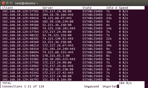 Panduan Cara Menggunakan TCPTrack di Linux - Tutorial | Dicloud