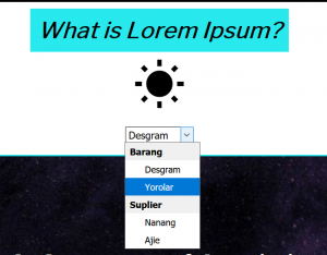 Pengenalan Code HTML Option Group - Tutorial | Dicloud