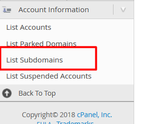 Panduan Penggunaan Fitur List Subdomain di Resseller WHM - Tutorial ...