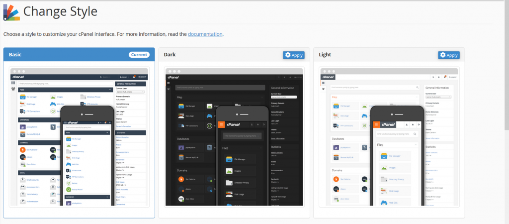Panduan Cara Mengubah Style Dashboard di cPanel - Tutorial | Dicloud